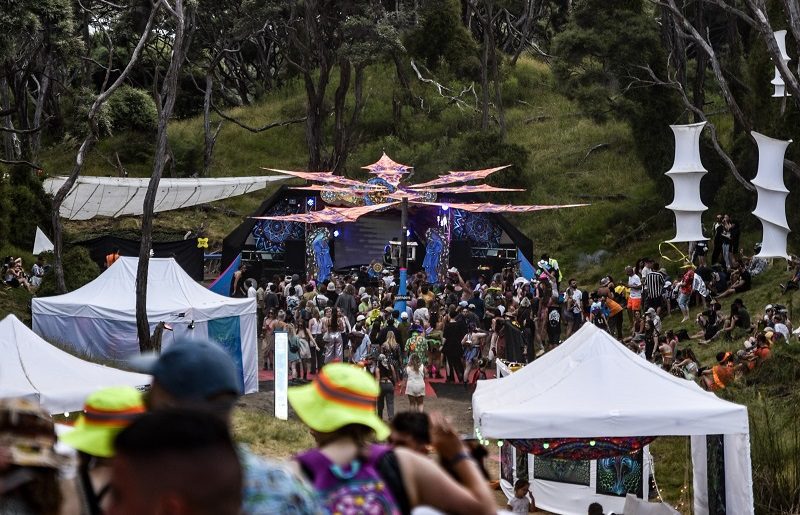 Music and Performance Stages at Aum New Year's Festival