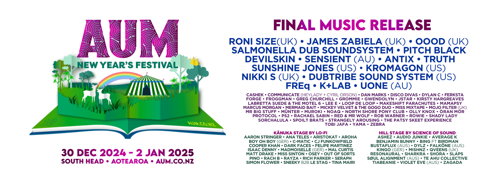 AUM New Years Festival - Music, Camping and Arts Festival